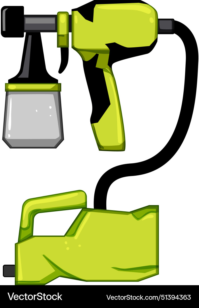 Spray paint sprayer cartoon Royalty Free Vector Image