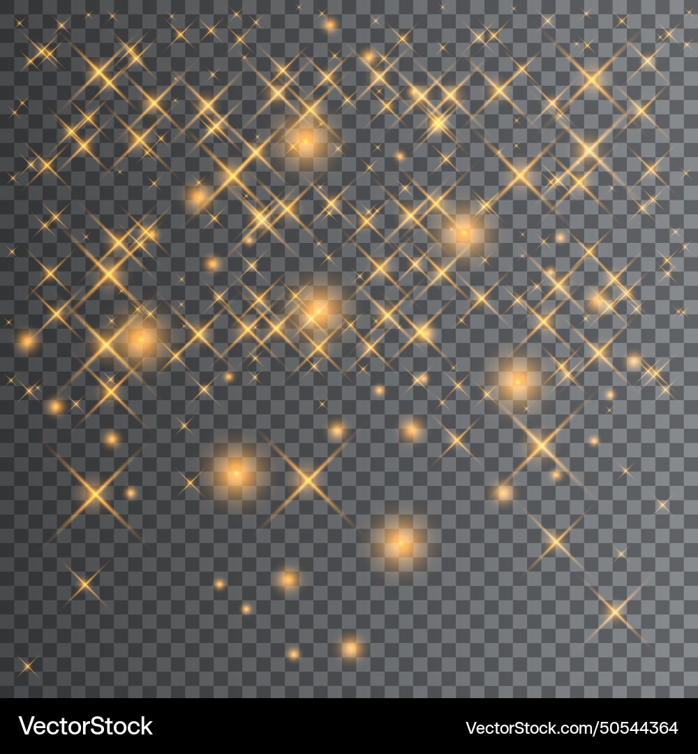 Abstract transparent glitter sparkle effect Vector Image