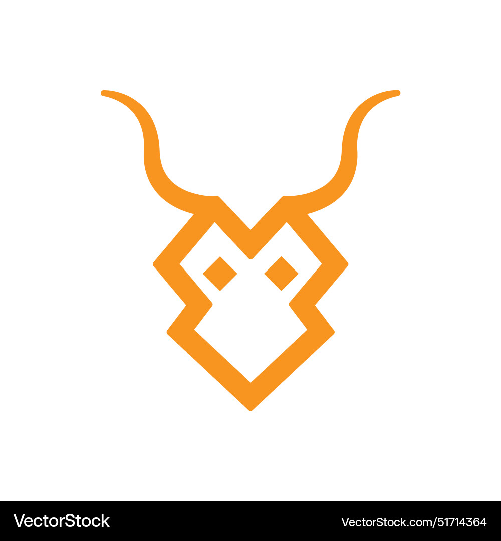 Cattle logo Royalty Free Vector Image - VectorStock
