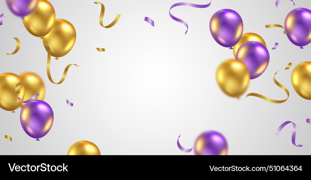 Celebration background with beautifully arranged Vector Image