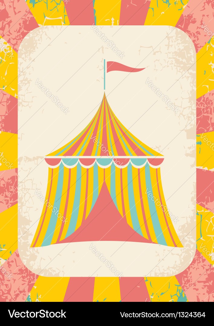 Circus tent Royalty Free Vector Image - VectorStock