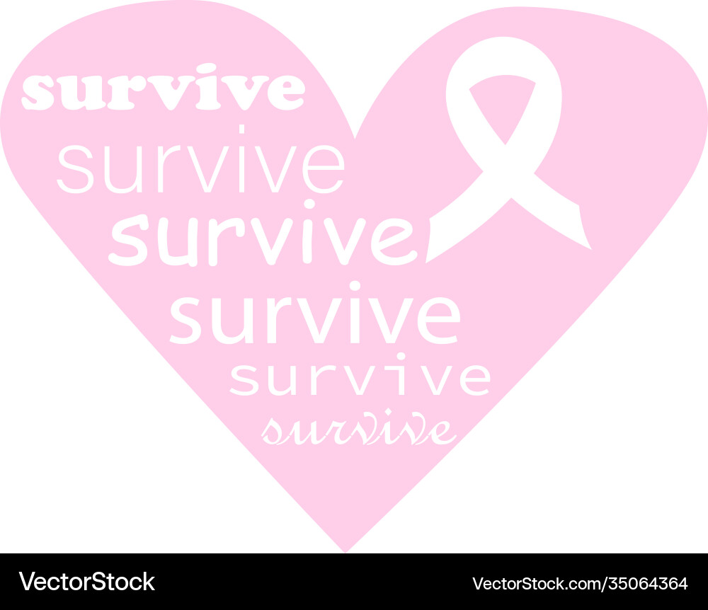 Survive on white background Royalty Free Vector Image