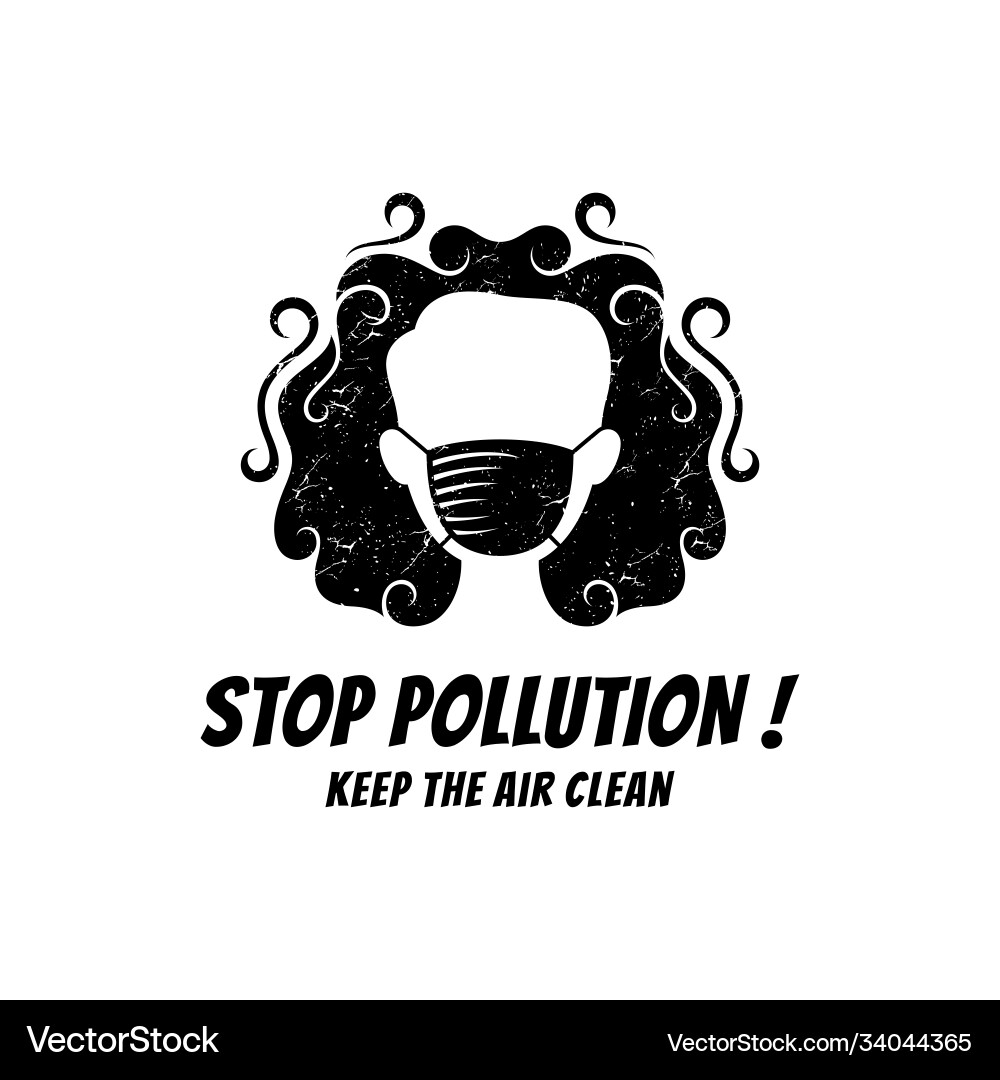 Air Pollution Logo Air Pollution Reduction Blue Icon