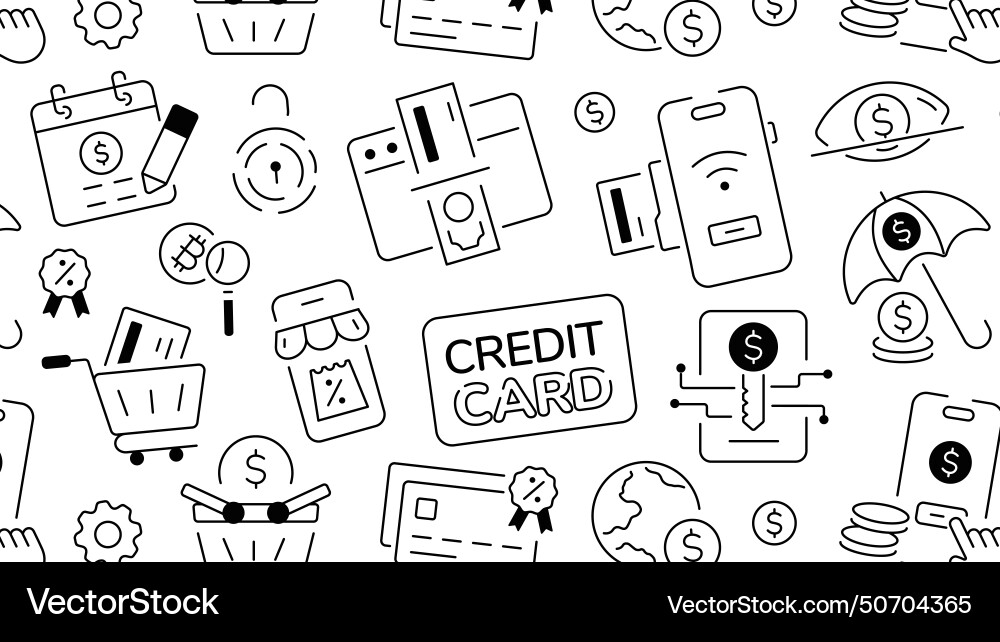 Credit card Royalty Free Vector Image - VectorStock