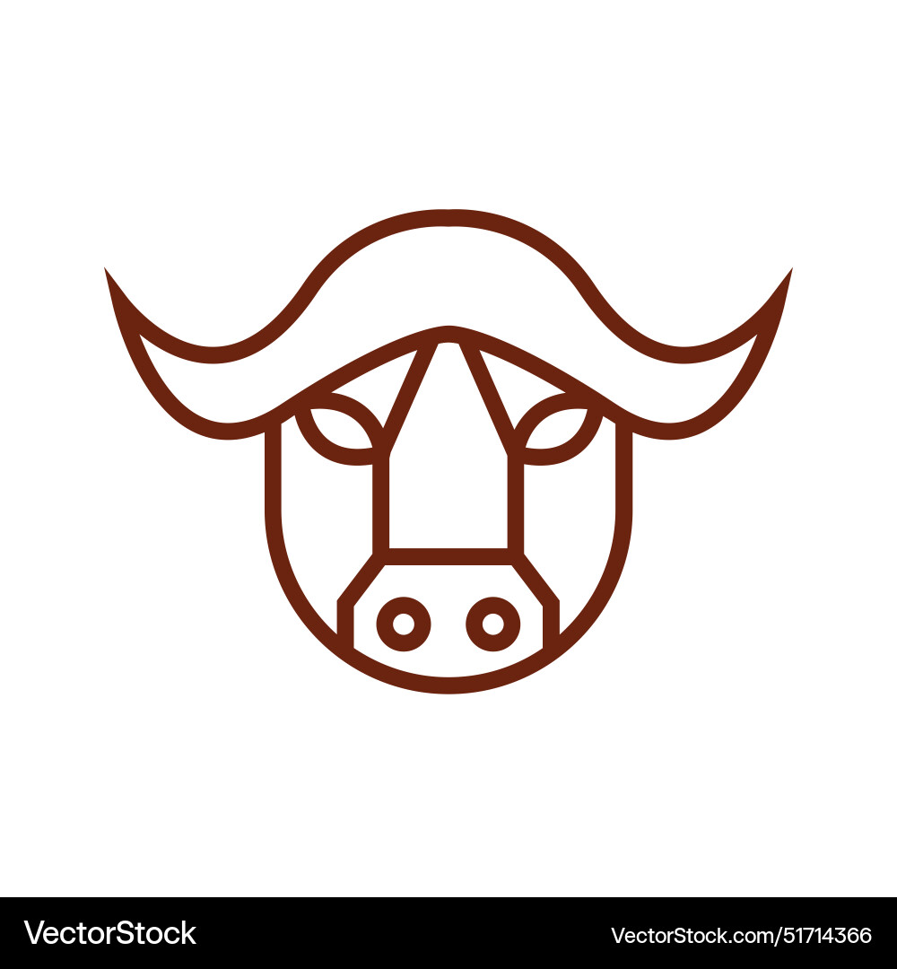 Cattle logo Royalty Free Vector Image - VectorStock