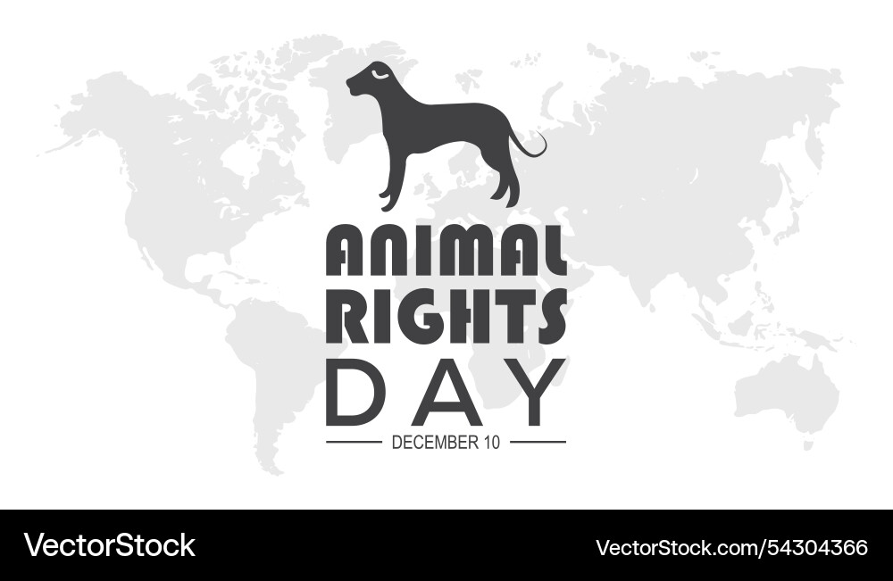 International animal rights day Royalty Free Vector Image