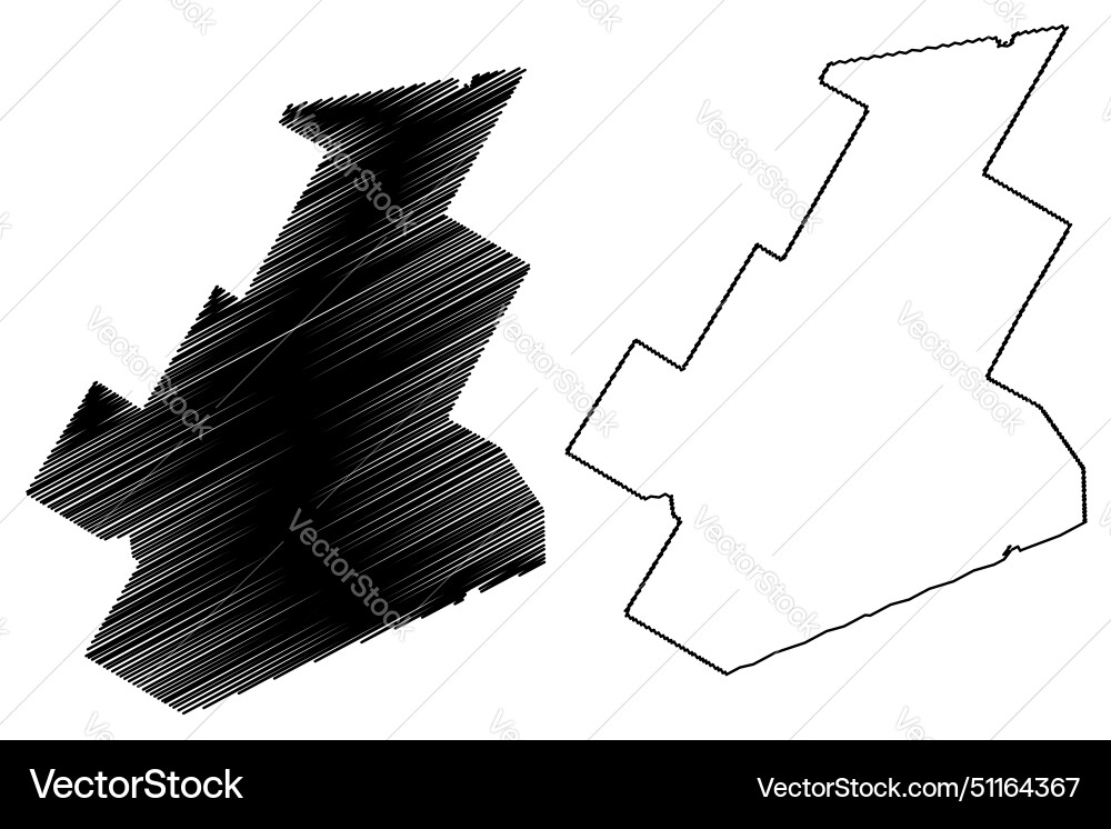 Perth county canada ontario province north Vector Image