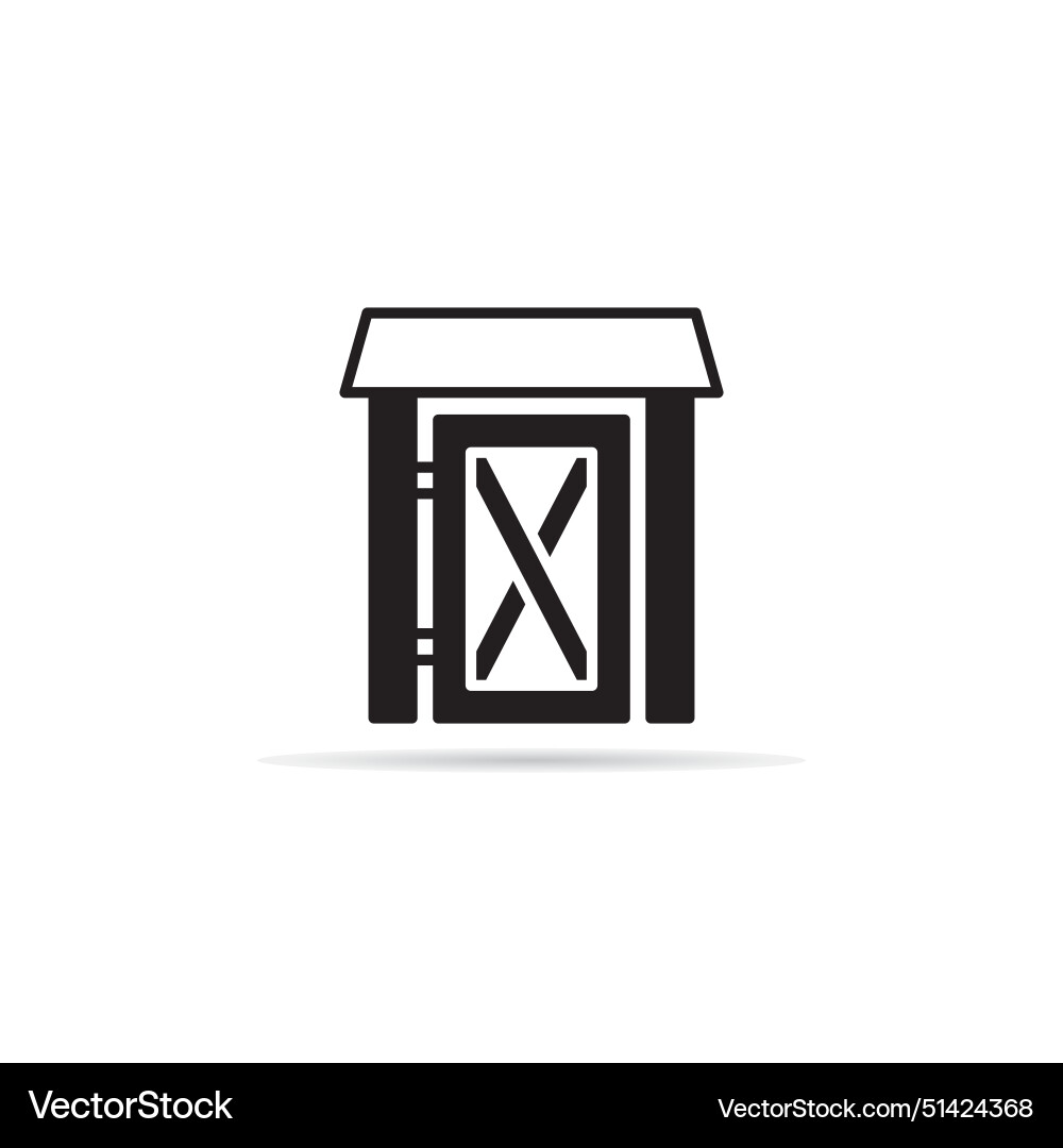House gate icon Royalty Free Vector Image - VectorStock