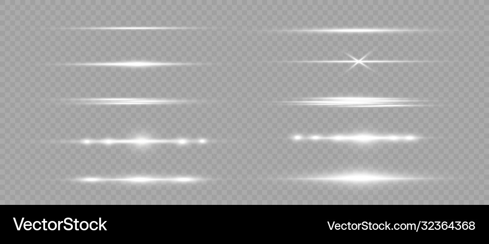 White horizontal line Royalty Free Vector Image