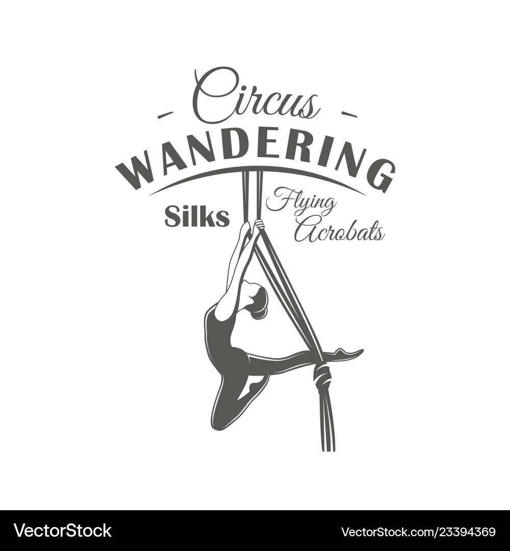 Circus Label - White Background Royalty Free Vector Image