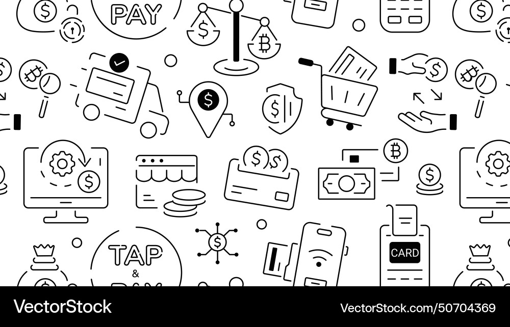 Payment methods Royalty Free Vector Image - VectorStock