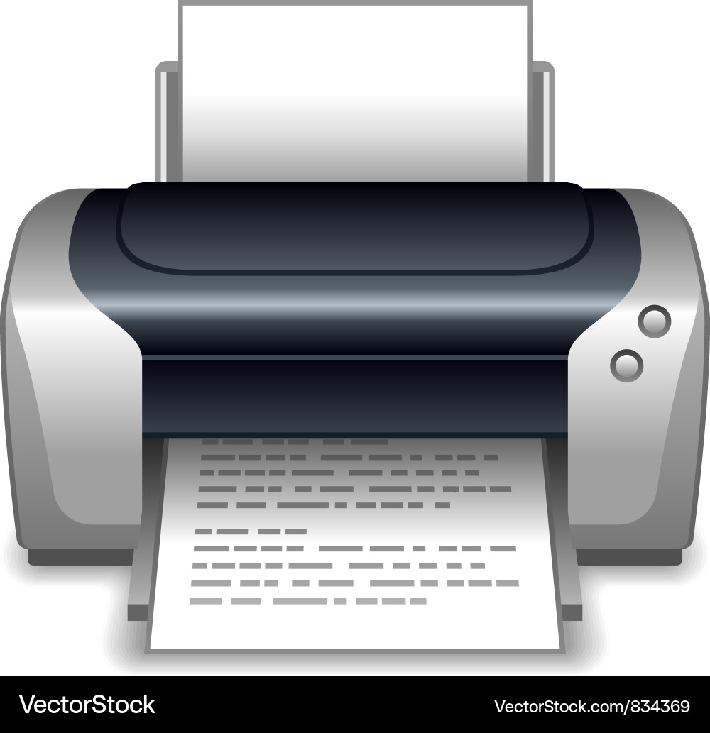 Printer Icon Royalty Free Vector Image - VectorStock