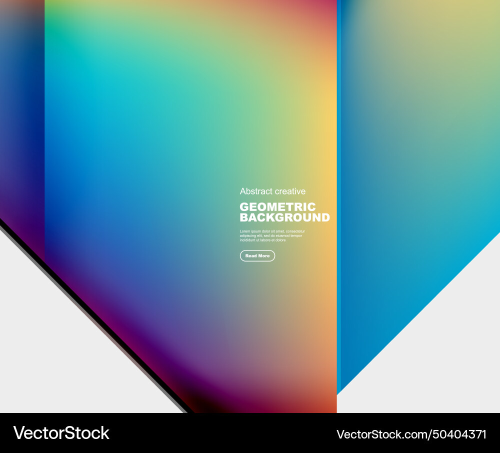Gradient triangles abstract background Royalty Free Vector