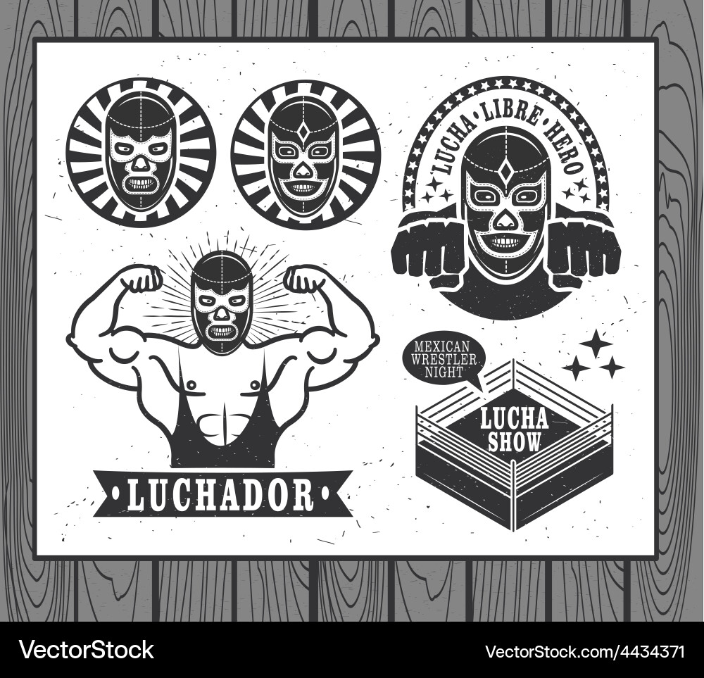 Lucha libre Royalty Free Vector Image - VectorStock