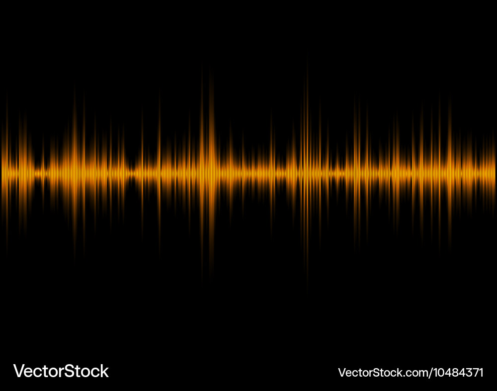 Music sound waves Royalty Free Vector Image - VectorStock
