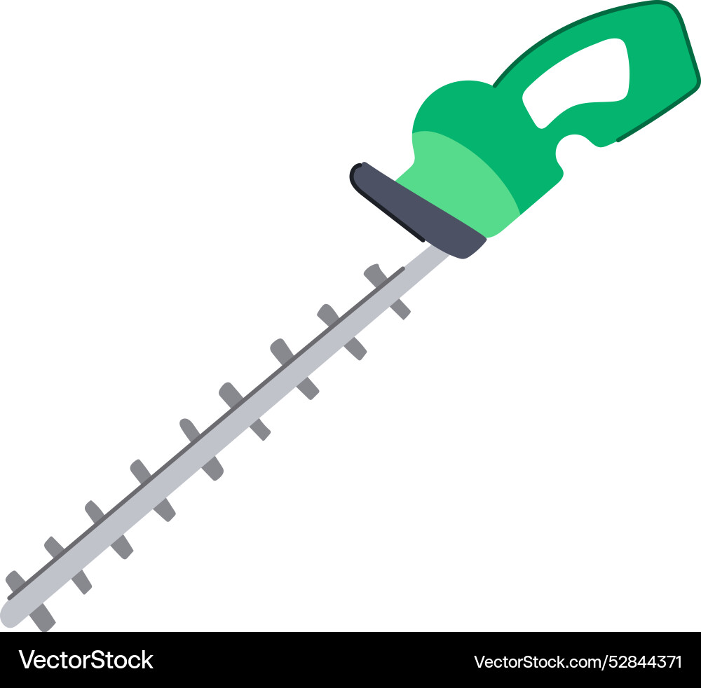 Trimming tree trimmer cartoon Royalty Free Vector Image