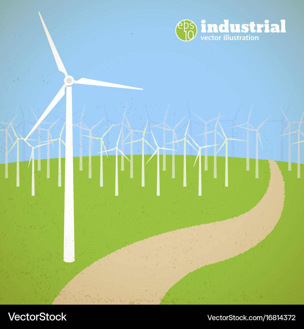 Renewable energy concept Royalty Free Vector Image