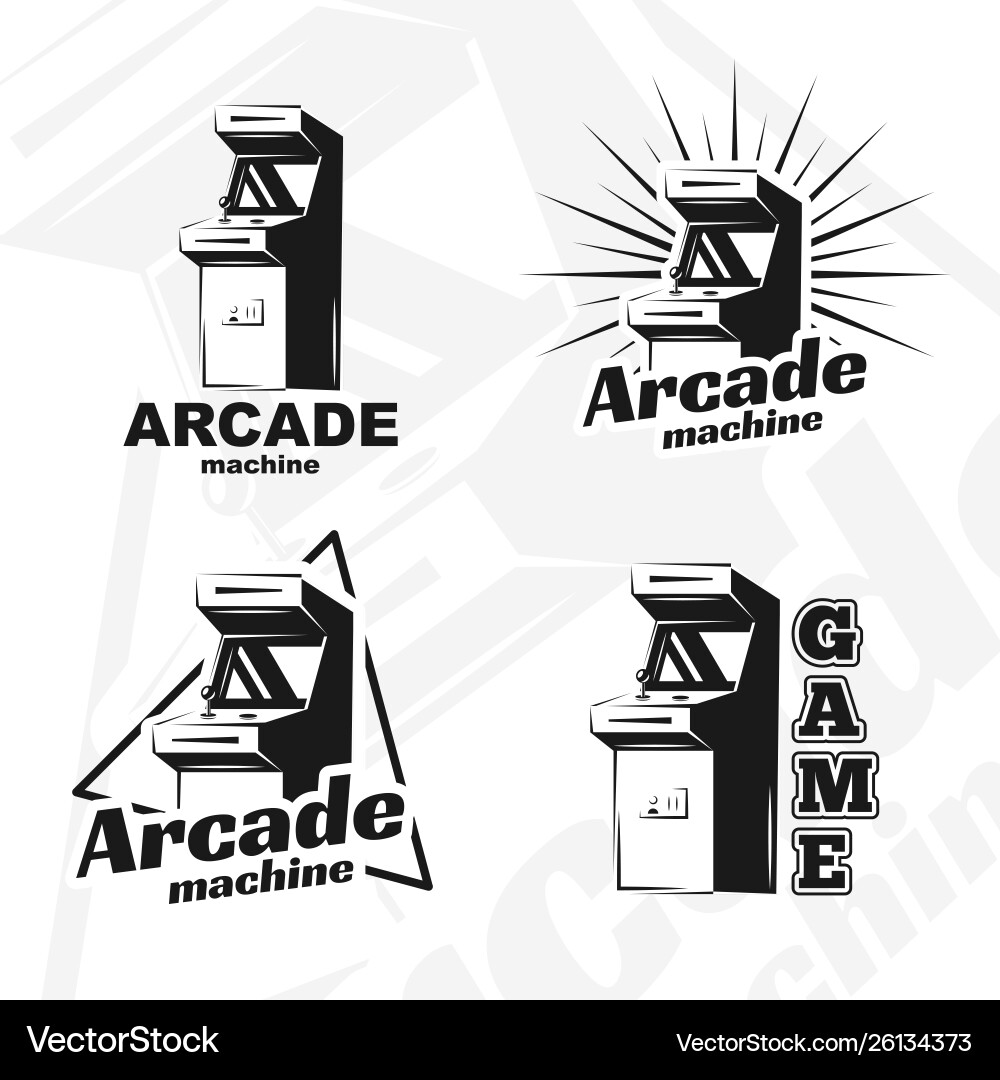 Arcade machine Royalty Free Vector Image - VectorStock