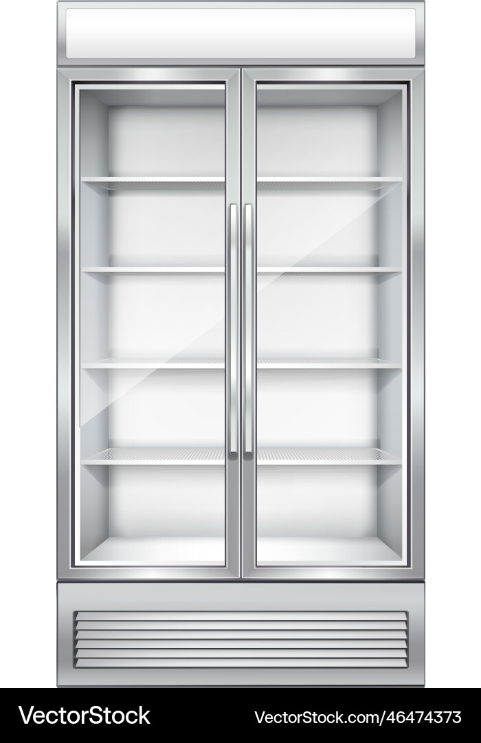 Refrigerator realistic Royalty Free Vector Image