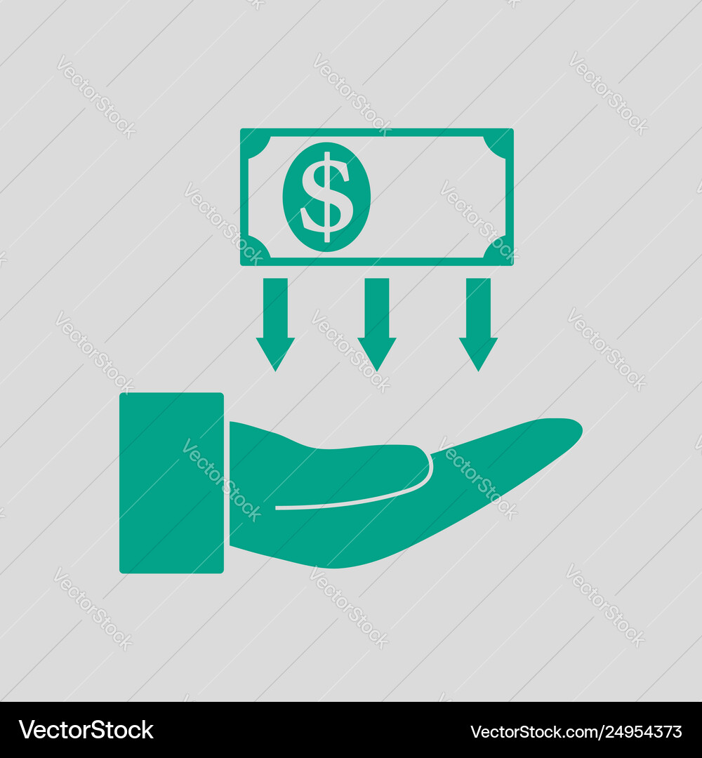 Return investment icon Royalty Free Vector Image