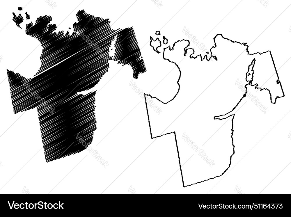 Simcoe county canada ontario province north Vector Image