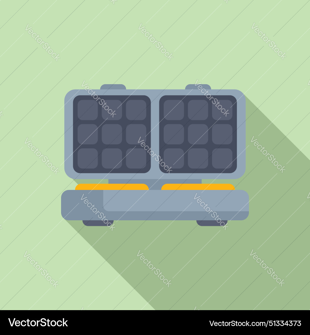 Solar power battery icon design Royalty Free Vector Image