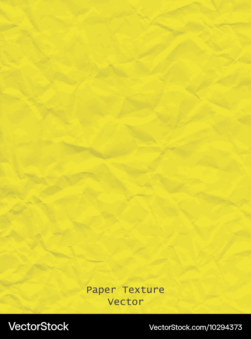 Yellow Paper Texture Royalty Free Vector Image
