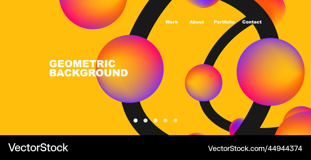 Geometric Network Connections Royalty Free Vector Image