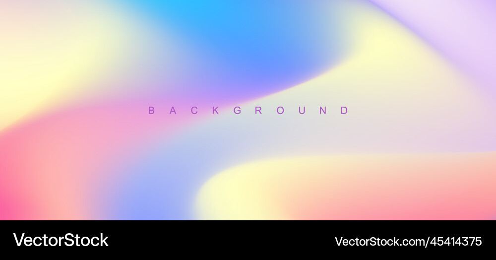 Abstract sky pastel rainbow gradient background Vector Image