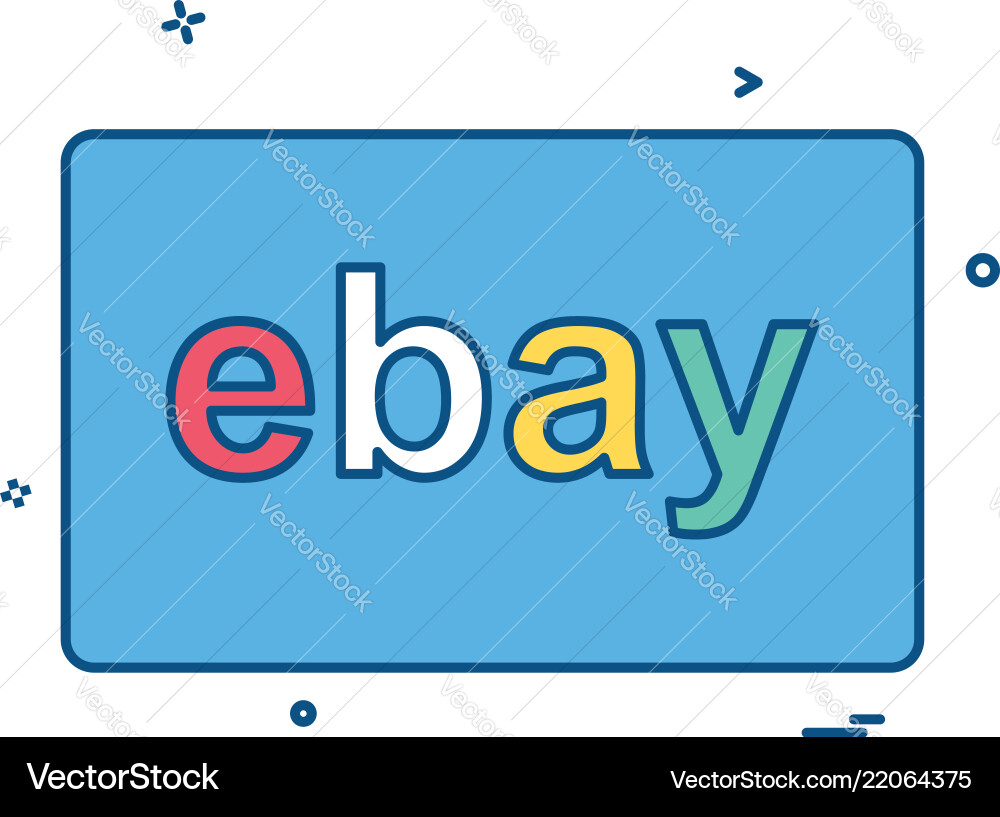 Ebay card design Royalty Free Vector Image - VectorStock