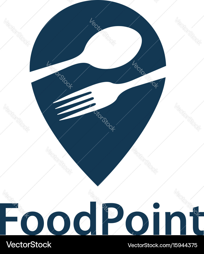 Food point icon Royalty Free Vector Image - VectorStock