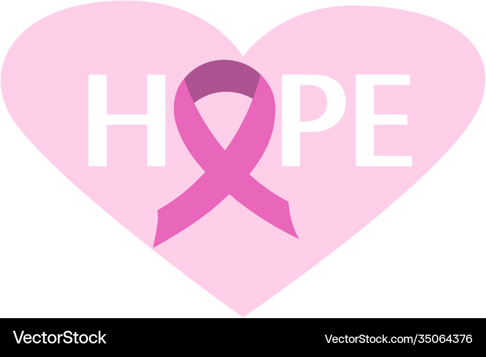 Hope on white background Royalty Free Vector Image