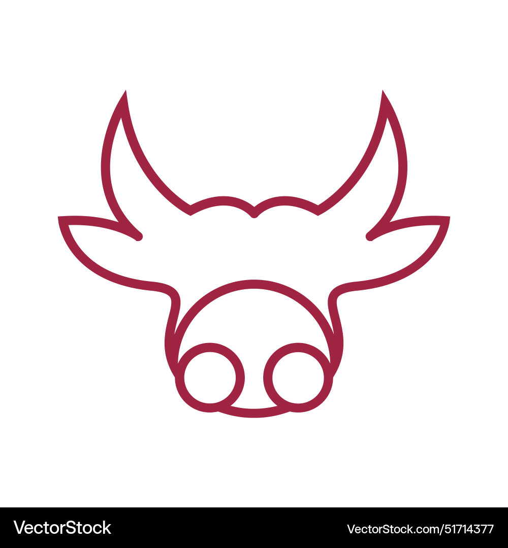 Cattle logo Royalty Free Vector Image - VectorStock