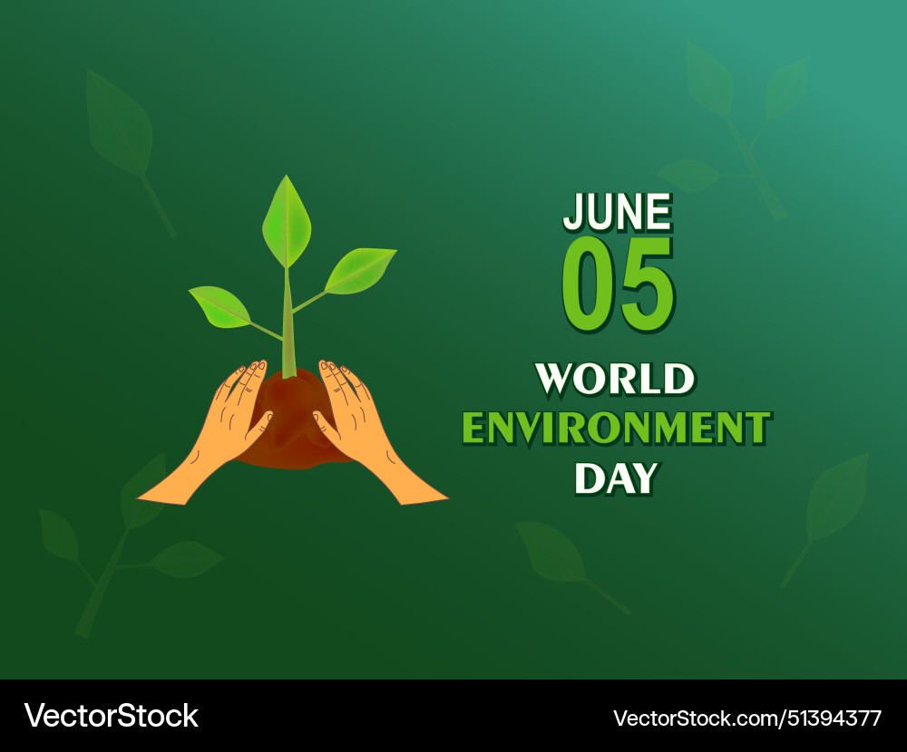 Environment day Royalty Free Vector Image - VectorStock