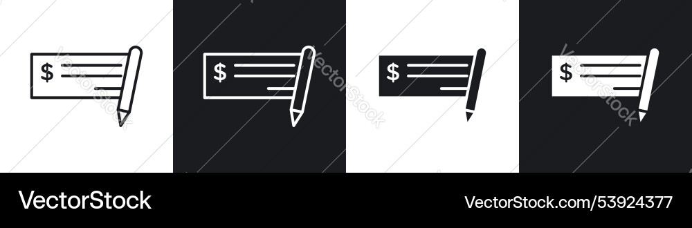 Money check icon Royalty Free Vector Image - VectorStock