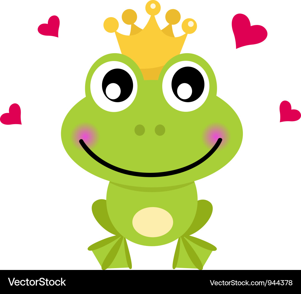 Frog prince Royalty Free Vector Image - VectorStock