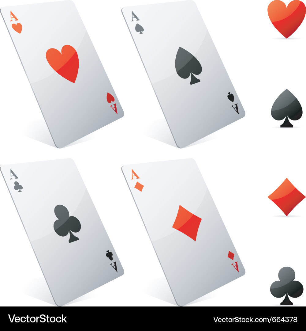 Playing Card Set Royalty Free Vector Image - VectorStock