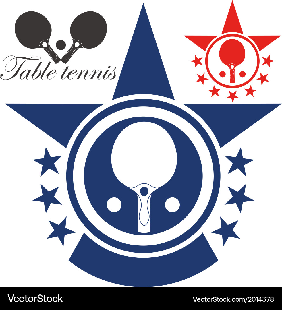 Table tennis Royalty Free Vector Image - VectorStock