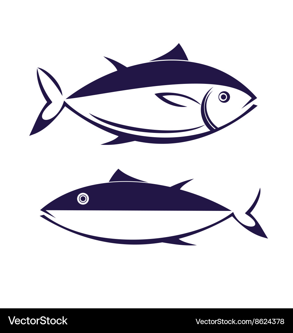 Tuna Fish Icon Royalty Free Vector Image - VectorStock