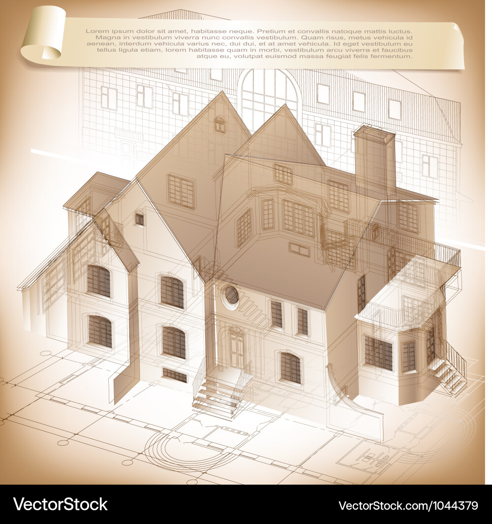 Architecture Royalty Free Vector Image - VectorStock
