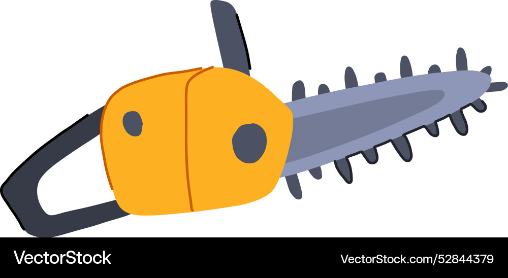 Safety tree trimmer cartoon Royalty Free Vector Image