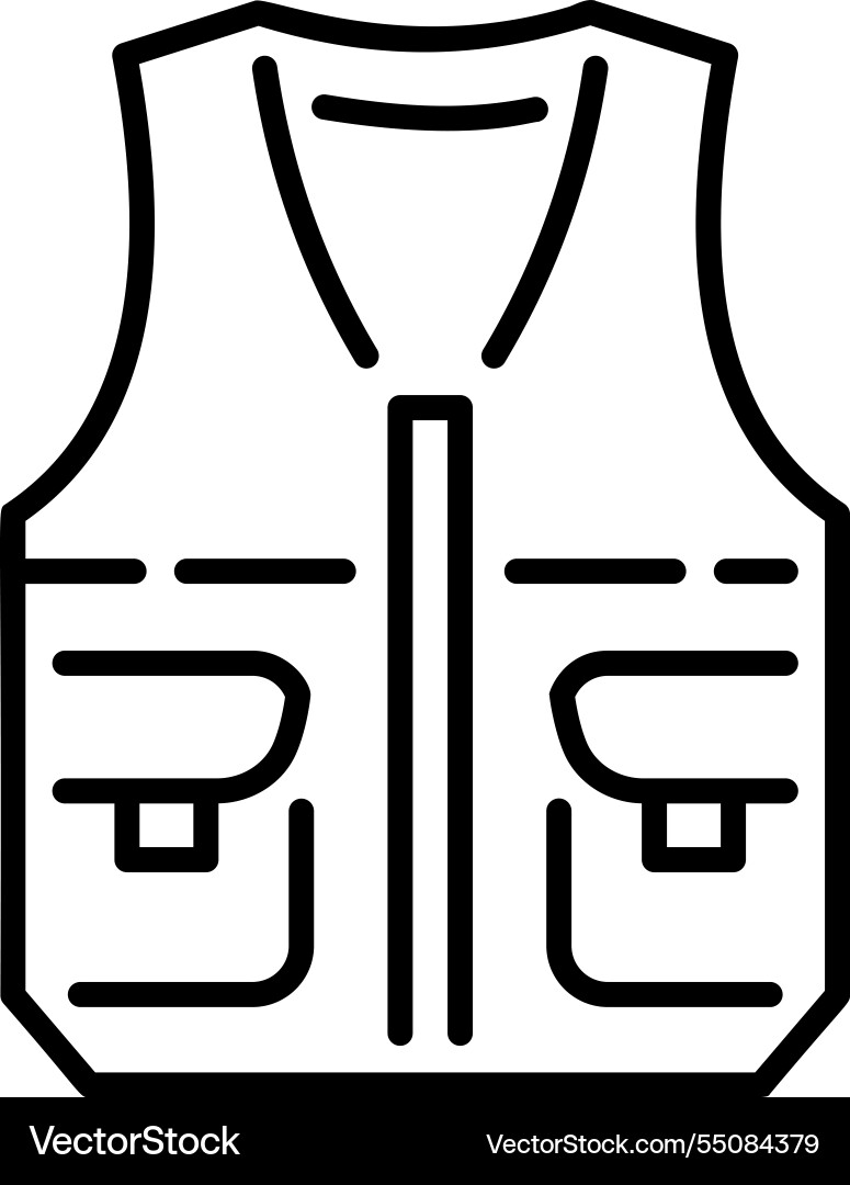Vest Royalty Free Vector Image - VectorStock