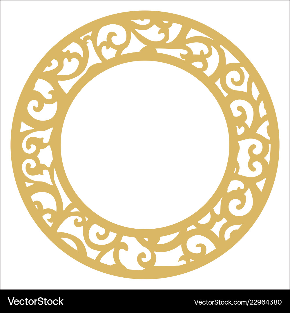 Circle ornament Royalty Free Vector Image - VectorStock