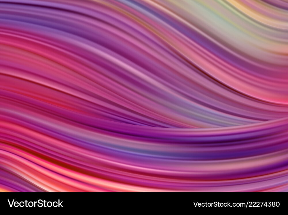 Modern colorful flow poster wave liquid shape Vector Image