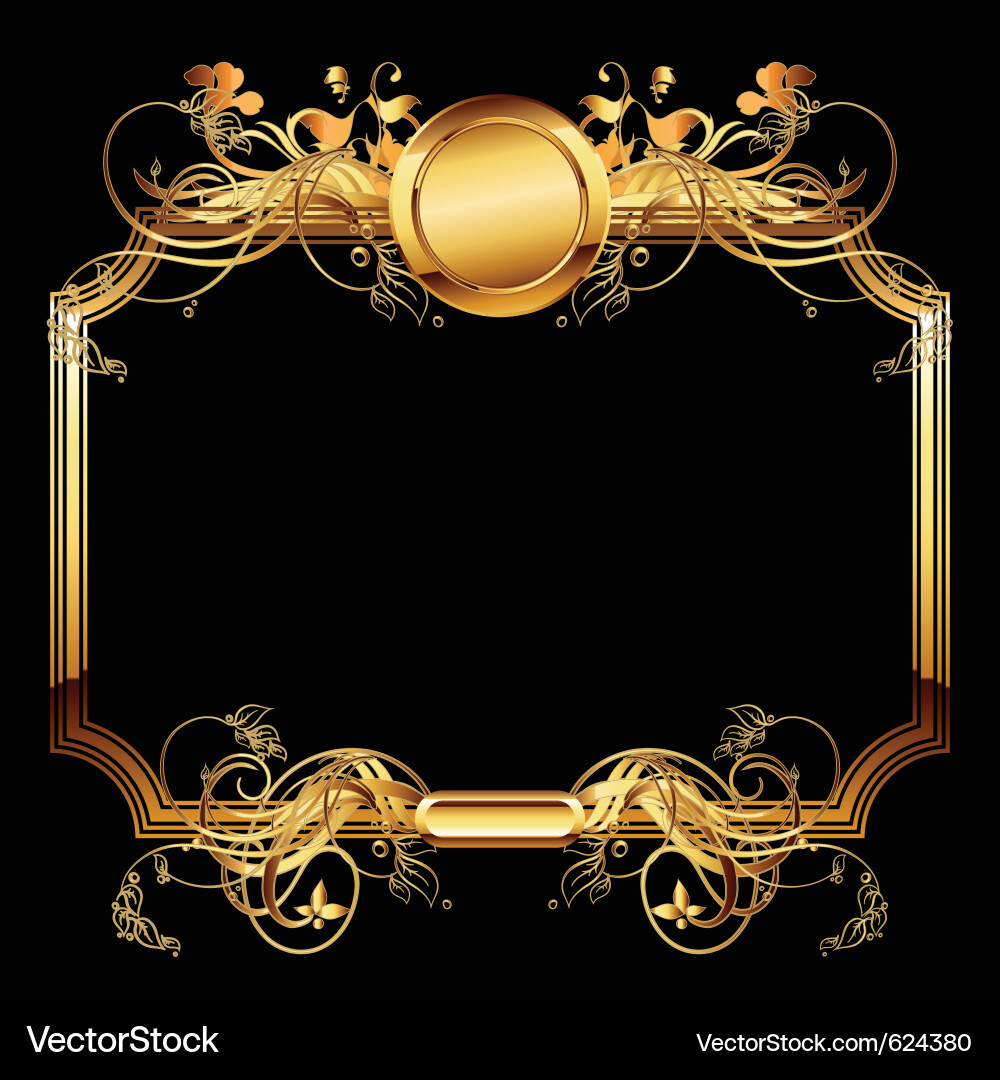 Ornate frame Royalty Free Vector Image - VectorStock