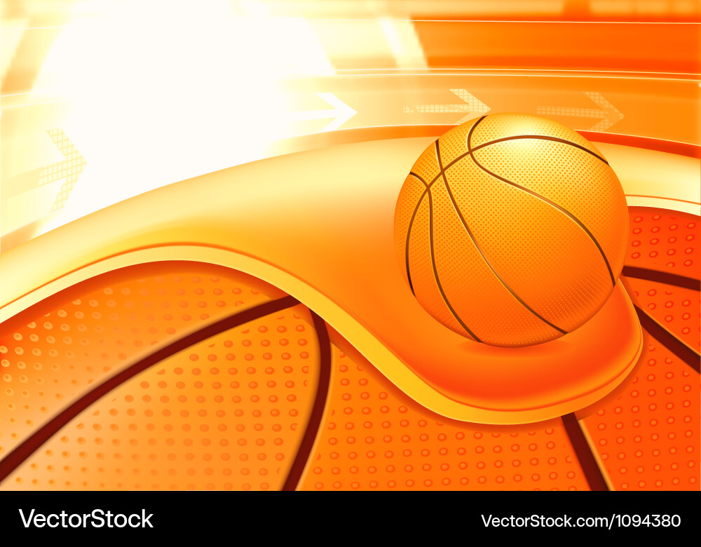 Basketball Vector Background Vector Basketball Court And Ball