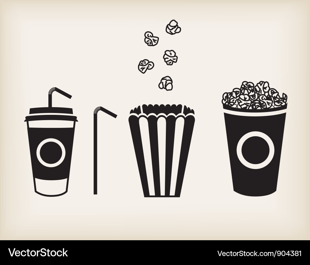 Popcorn Outline Cardboard Vector Images (over 2,200)