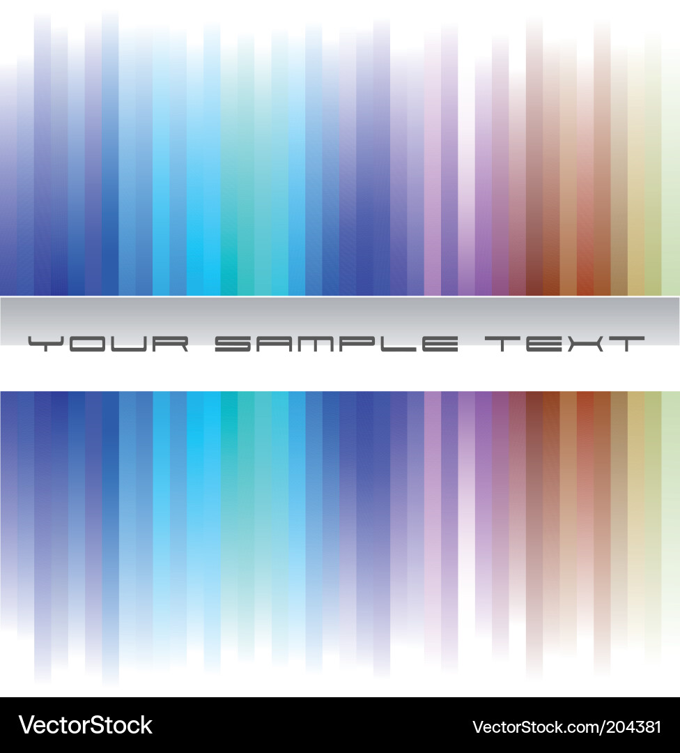 Rainbow business card Royalty Free Vector Image