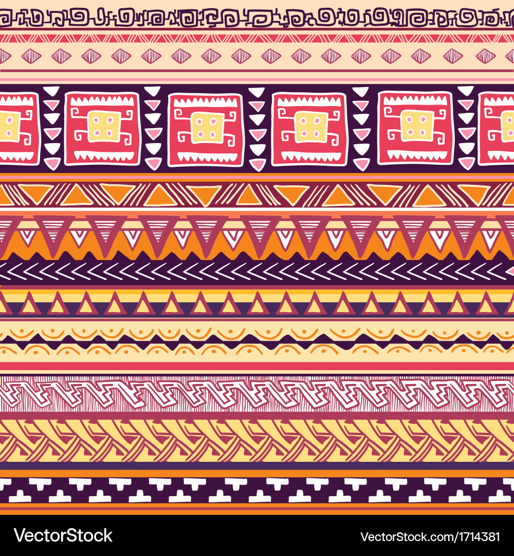 Tribal pattern Royalty Free Vector Image - VectorStock