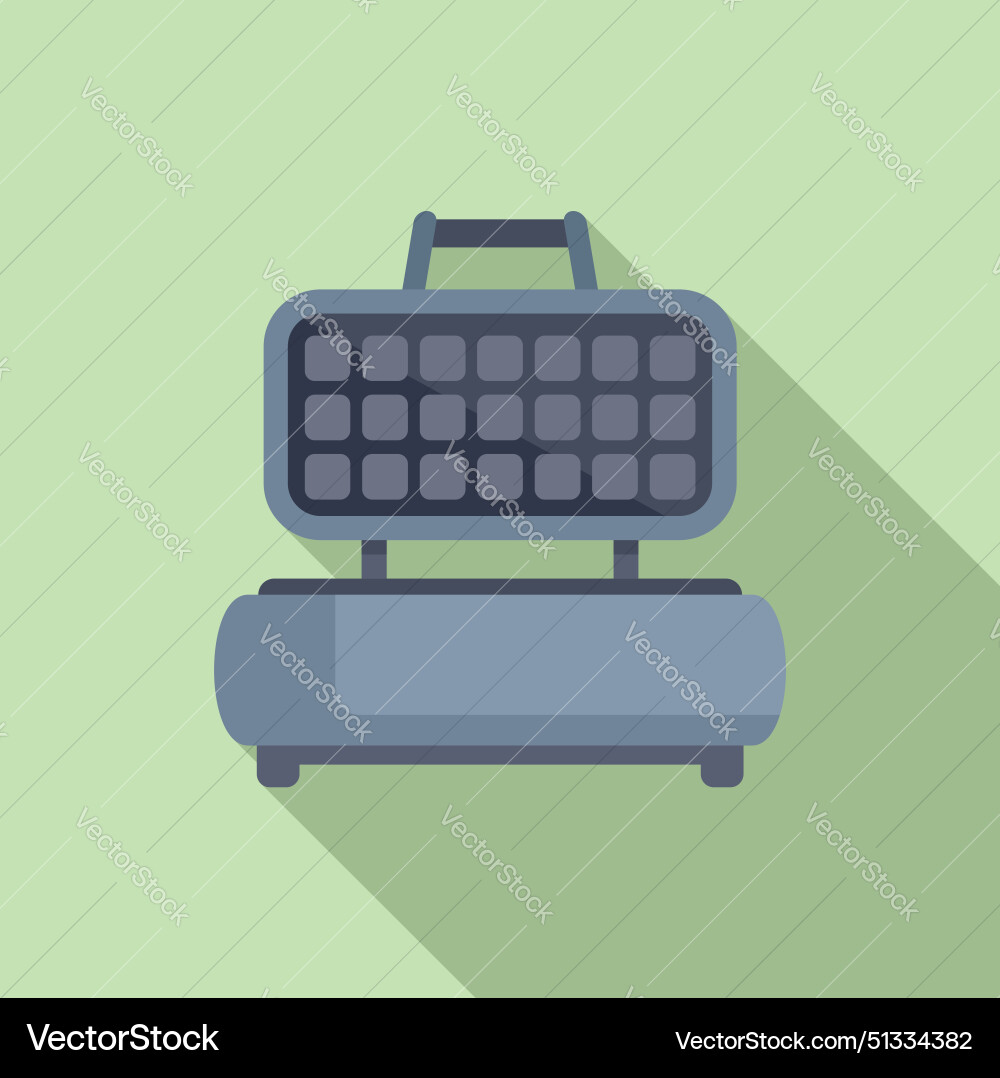A vintage waffle maker Royalty Free Vector Image